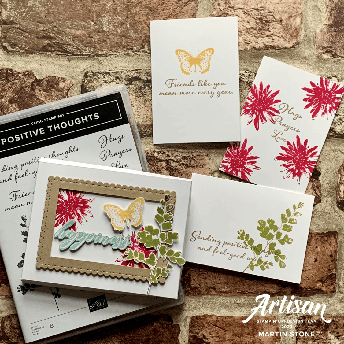 Stampin' Up! Positive Thoughts Stamp Set - Martin's Mayhem