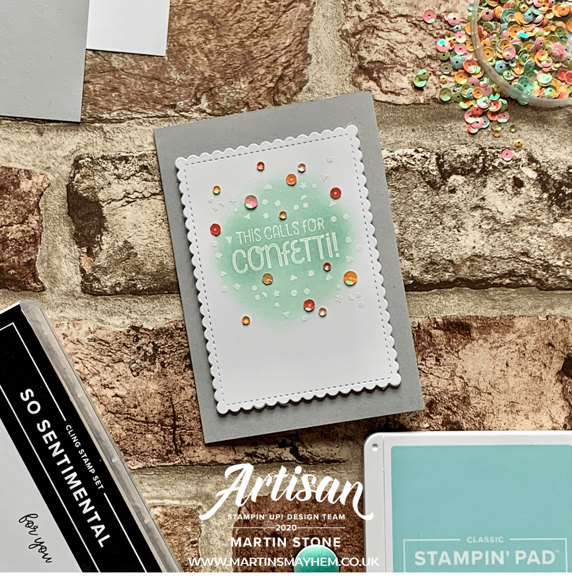 Stampin' Up! So Sentimental Stamp Set - Martin's Mayhem