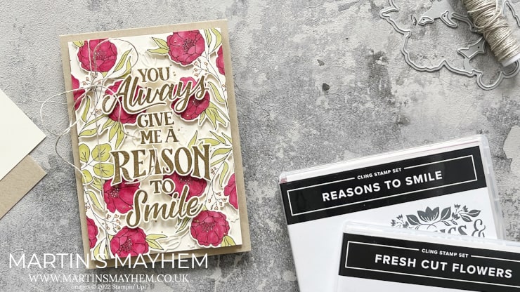 Perfect Partners - Stampin' Up! Fresh Cut Flowers Bundle - Martin's Mayhem