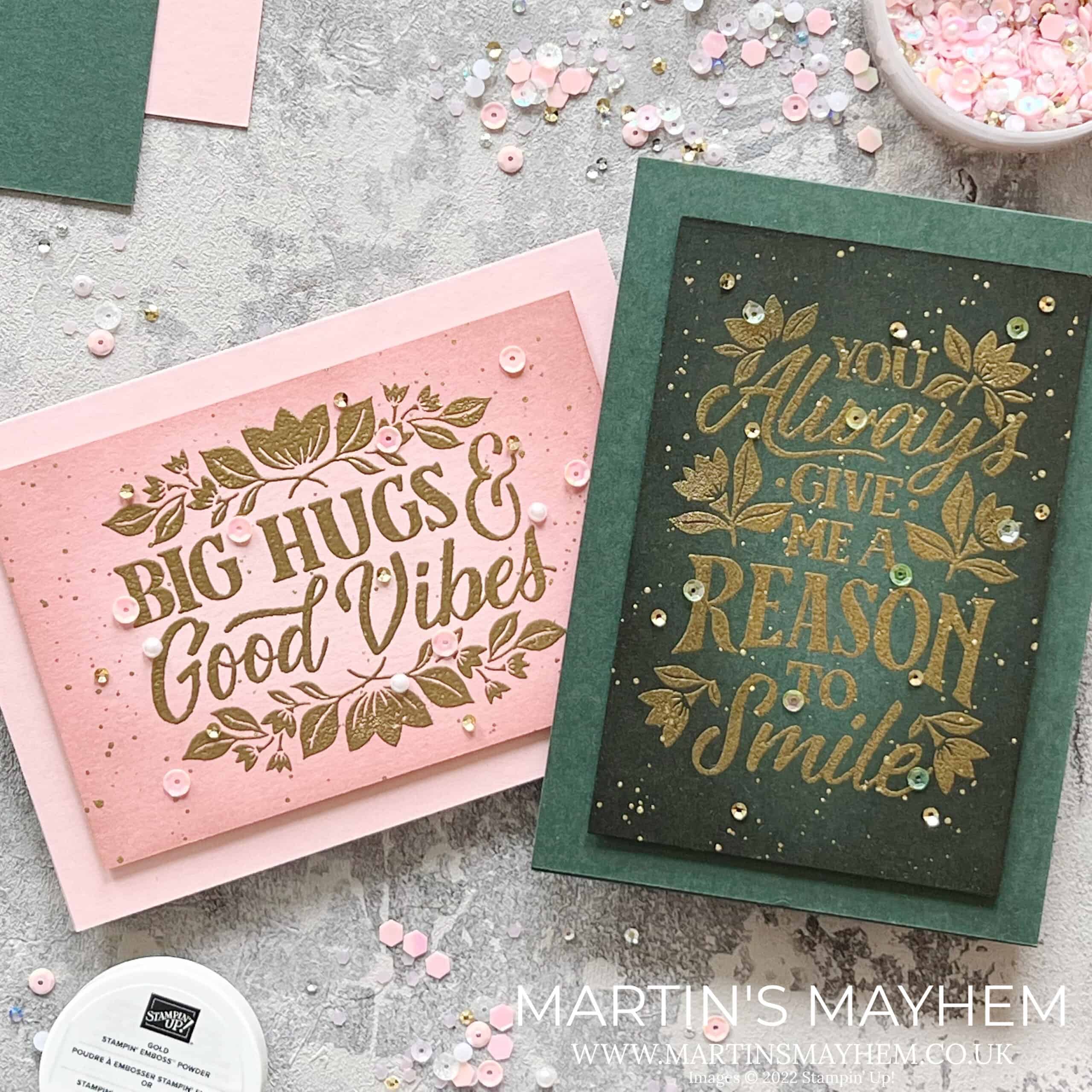 Creation Station - Stampin' Up! Reasons to Smile Stamp Set - Martin's ...