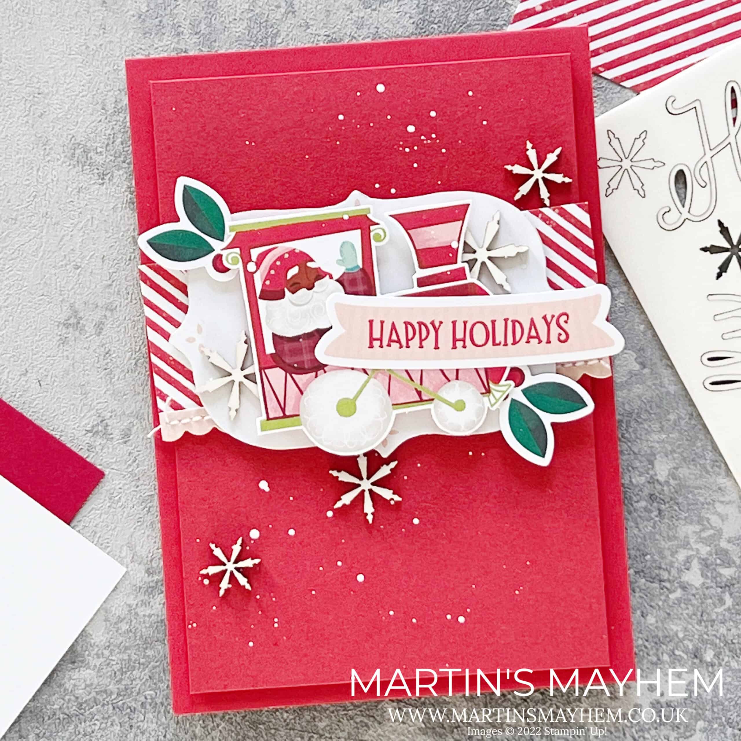 30 Day Christmas Card Making Challenge 2022 - Day 1 - Martin's Mayhem