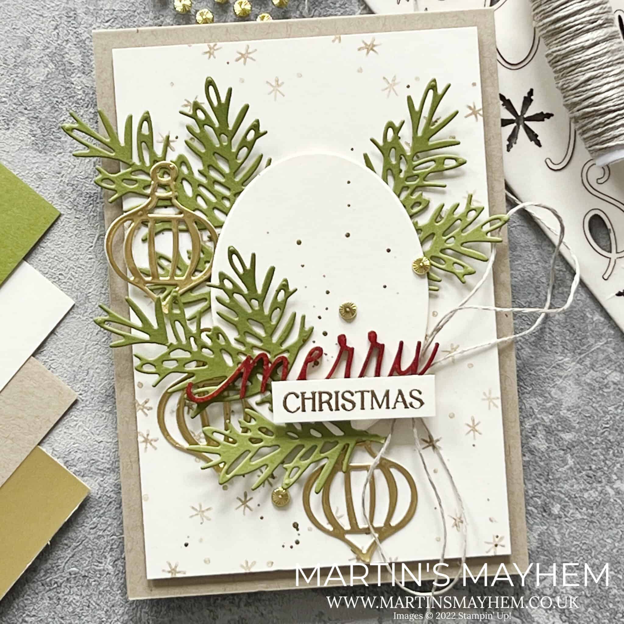 30 Day Christmas Card Making Challenge 2022 - Day 12 - Martin's Mayhem