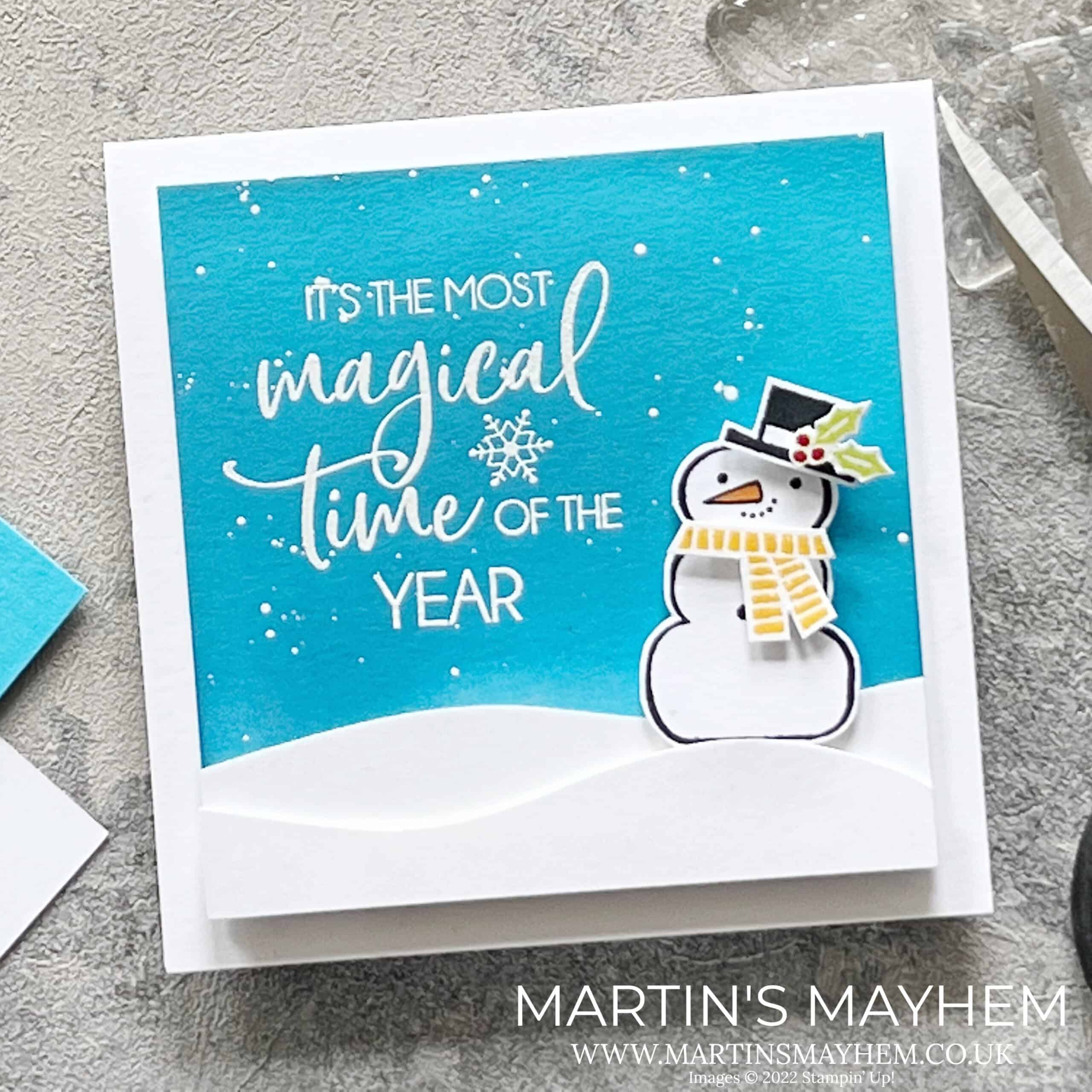 30 Day Christmas Card Making Challenge 2022 - Day 22 - Martin's Mayhem