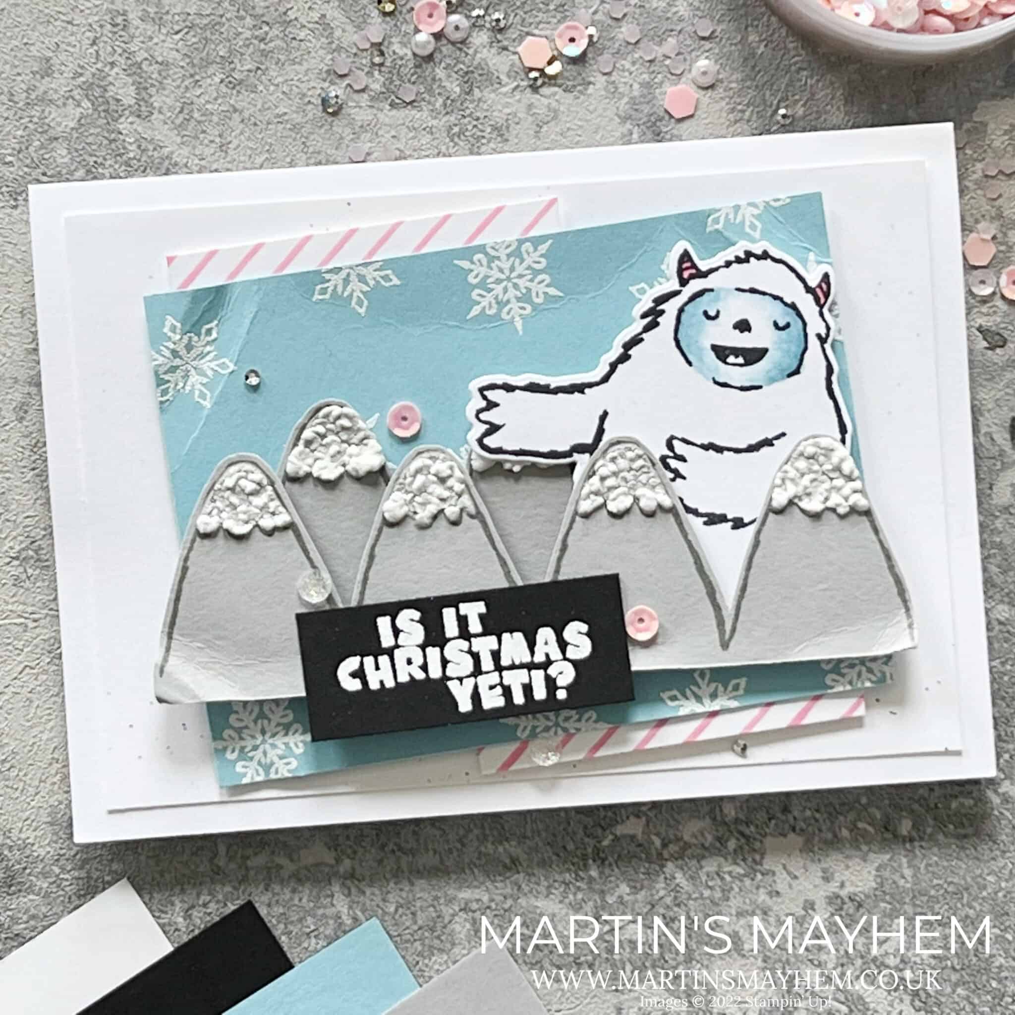 30 Day Christmas Card Making Challenge 2022 - Day 10 - Martin's Mayhem