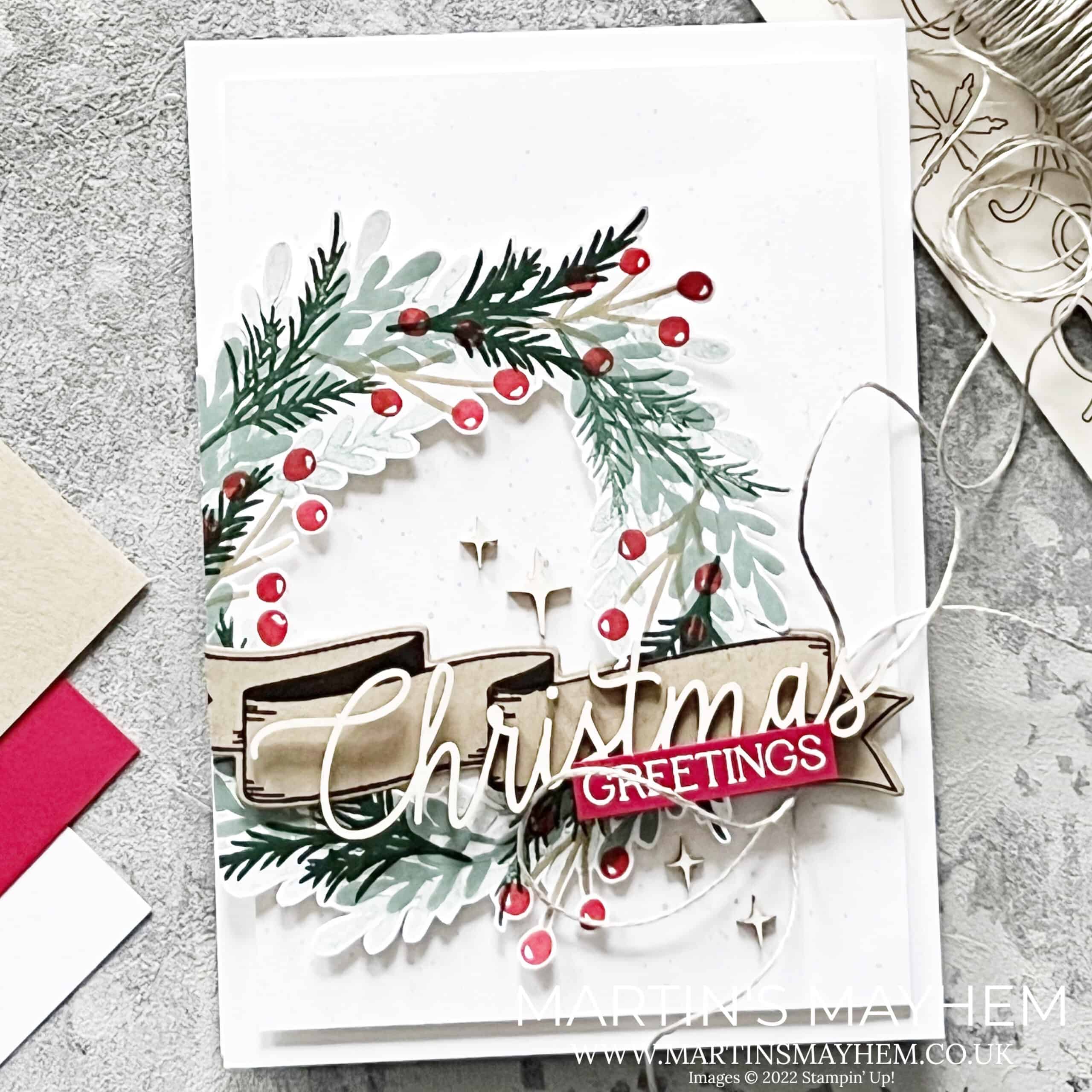30 Day Christmas Card Making Challenge 2022 - Day 30 - Martin's Mayhem