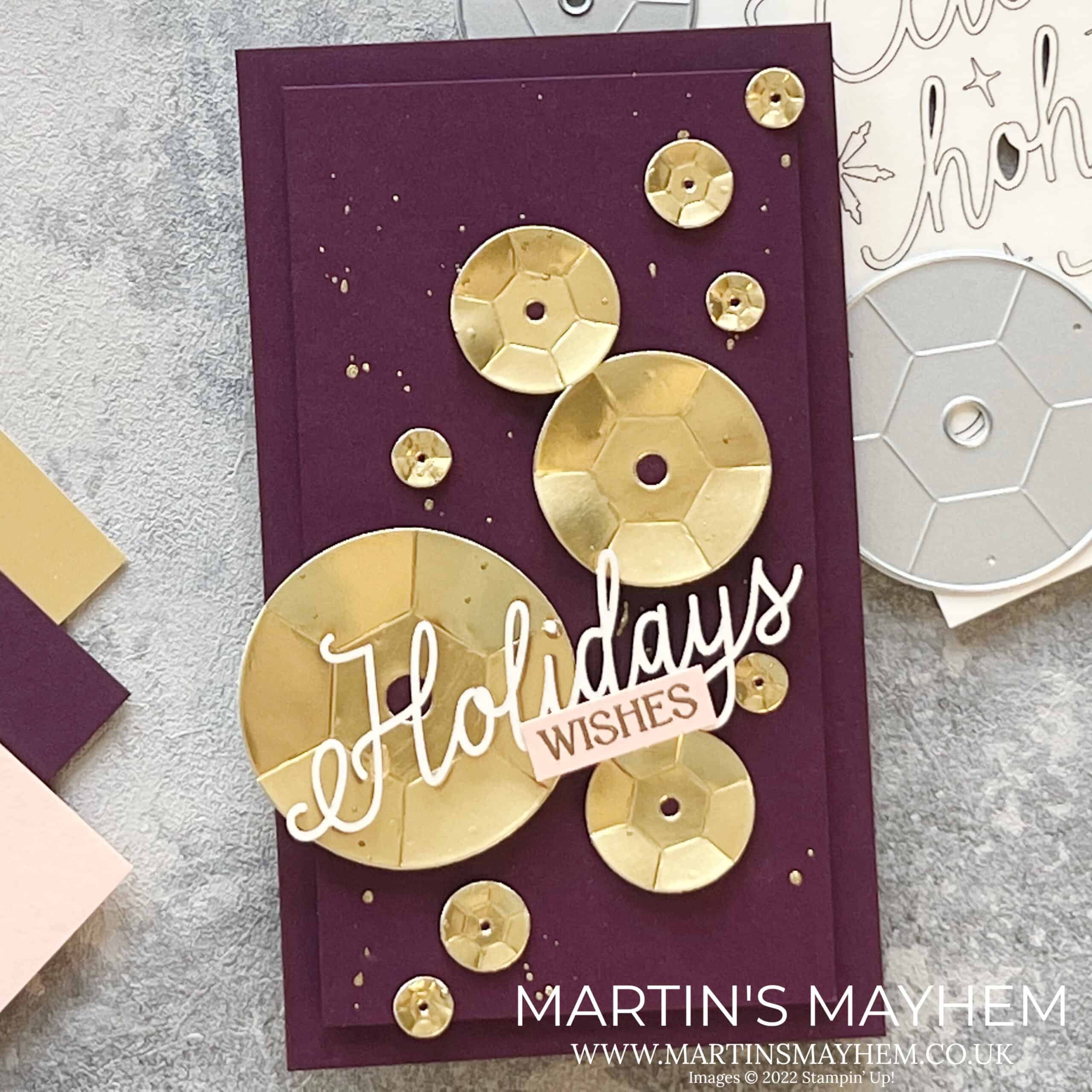 30 Day Christmas Card Making Challenge 2022 - Day 20 - Martin's Mayhem