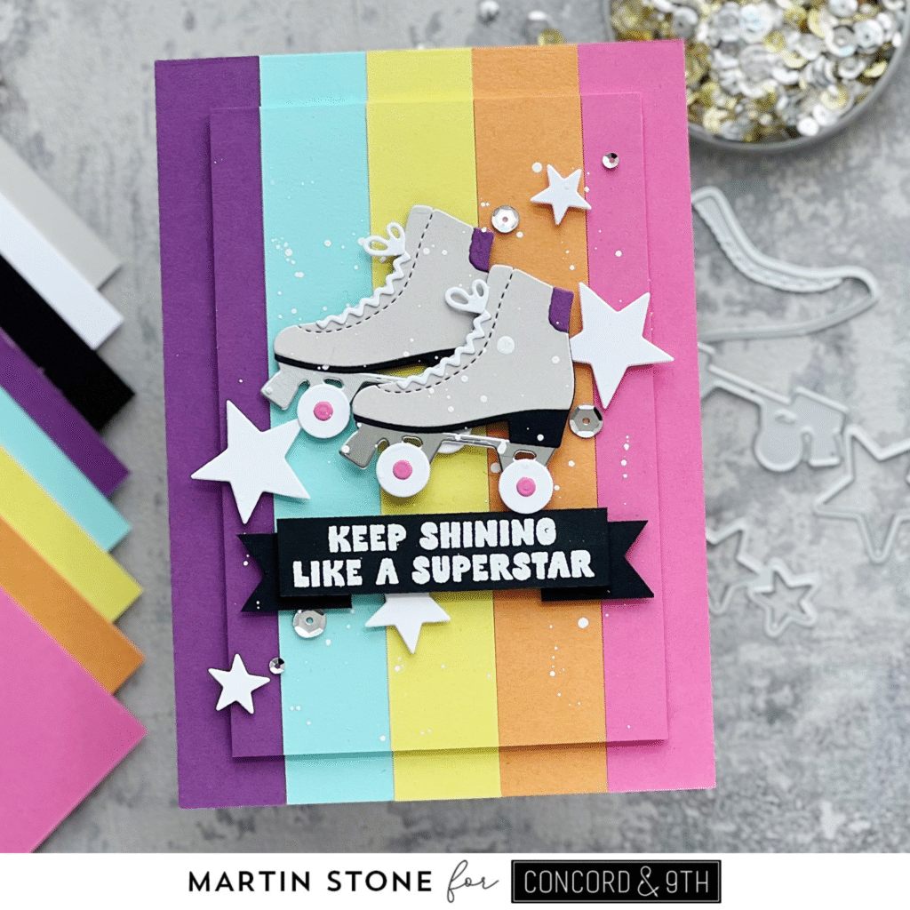 Create a Bold & Fun Card with Concord & 9th’s Roll With It Bundle ...